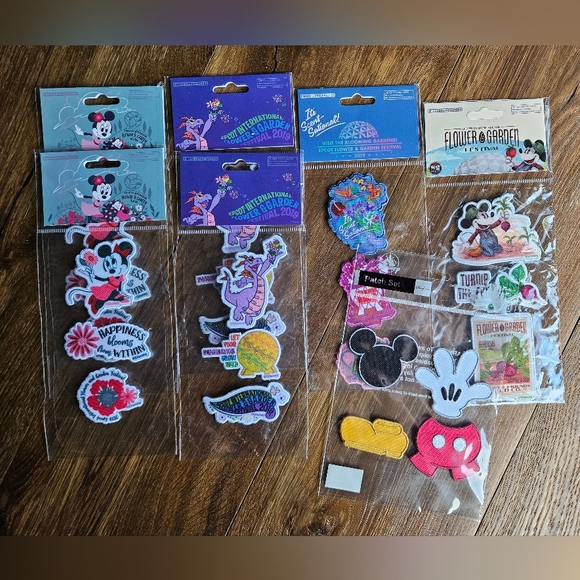 Disney | Other | Embroidered Patches Lot Of 7 Disney Theme Park 29 ...